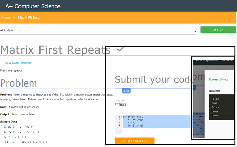 A+ Computer Science Computer Science Curriculum Materials AP Computer ...